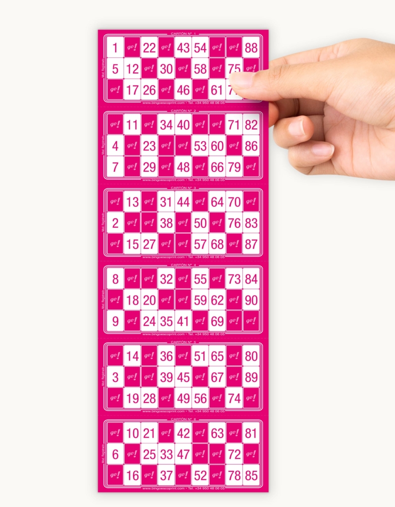 600 CARTONES SIN TROQUELAR MÁS 5 ROTULADORES – Bingo Escoprint